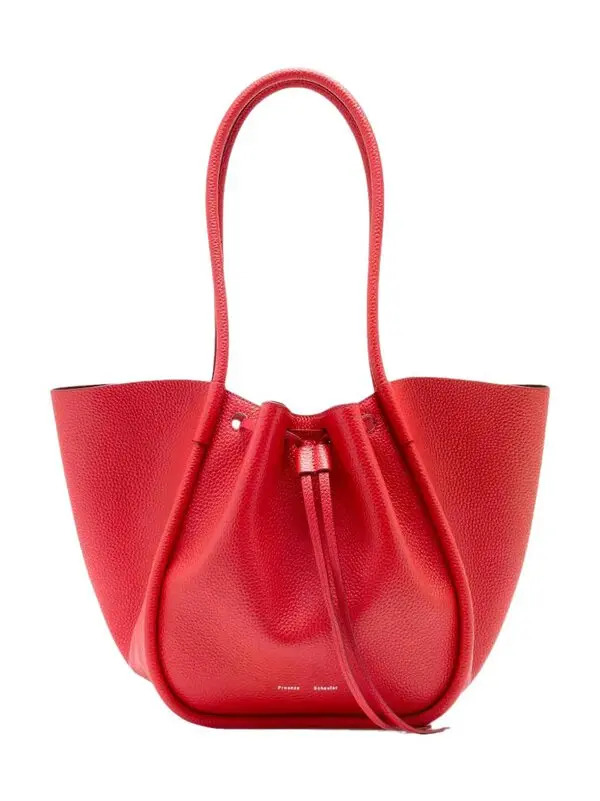 Proenza Schouler Large Ruched Tote Bag - Red