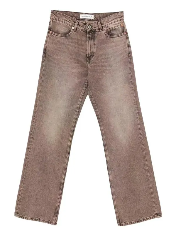 Our Legacy Carlson Cut Jeans - Brown