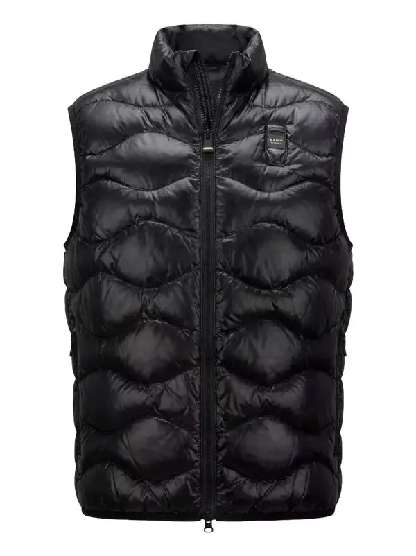 BLAUER. Padded Vest - Black