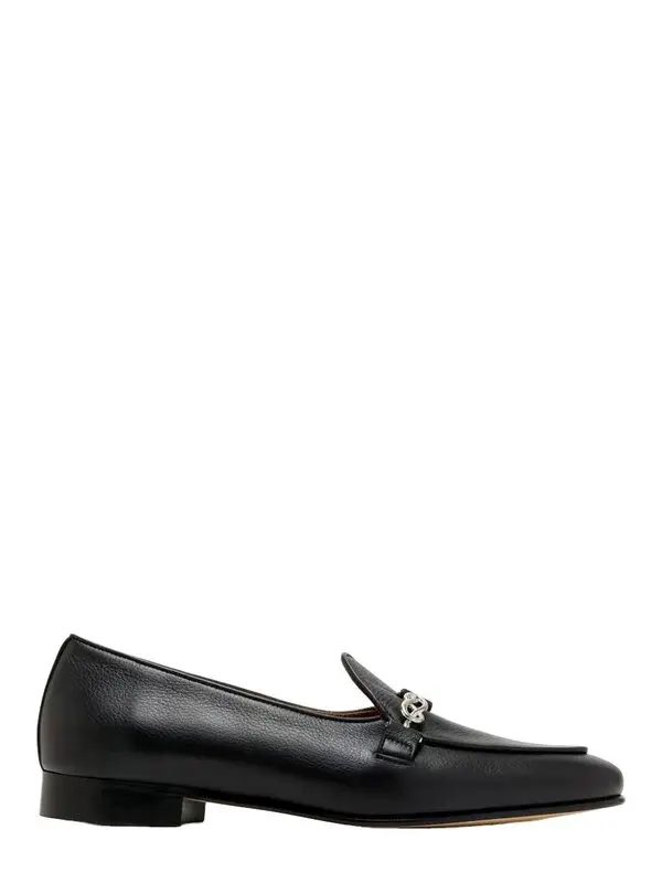 EDHEN MILANO Leather Loafers - Black