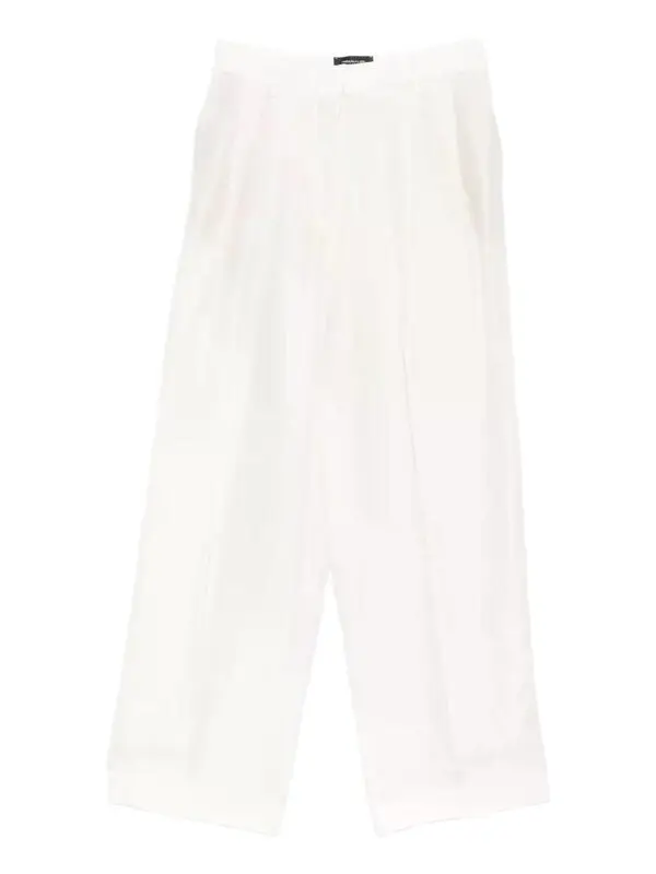 Fabiana Filippi Wide Leg Pleat Trousers - Neutrals
