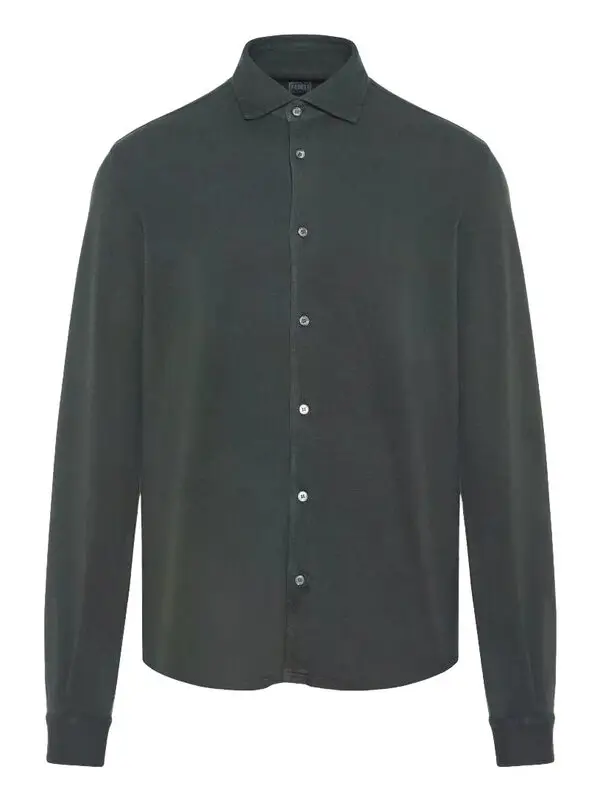 Fedeli Steve Long-sleeve Shirt - Green
