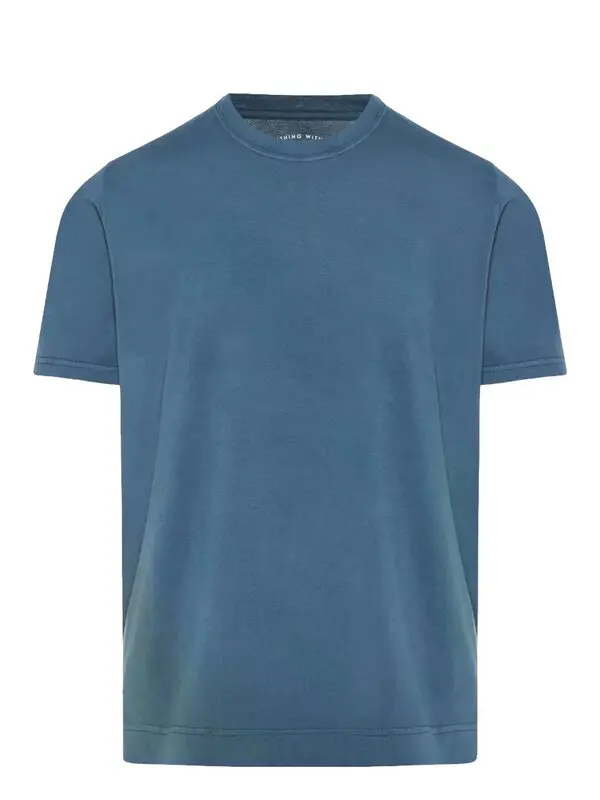 Fedeli Crew-neck T-shirt - Blue