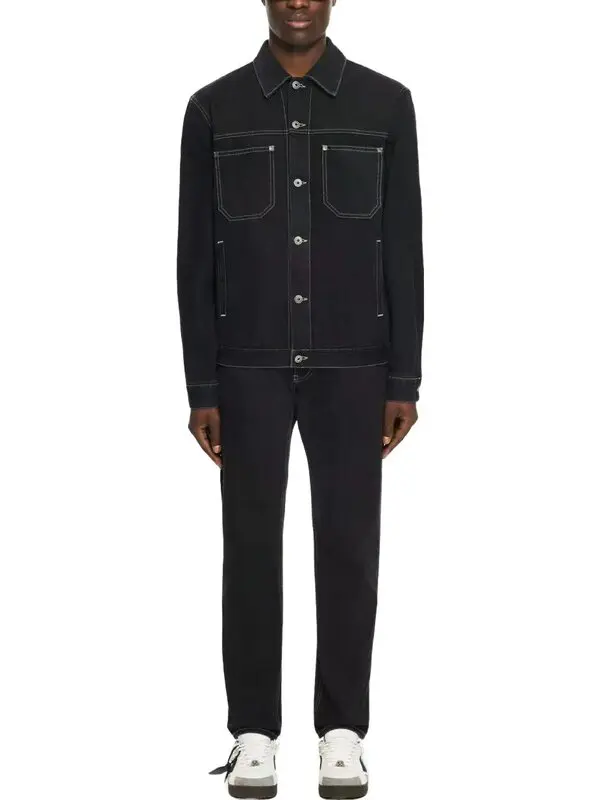 Off-White Half Arrow Tapered Jeans - Black