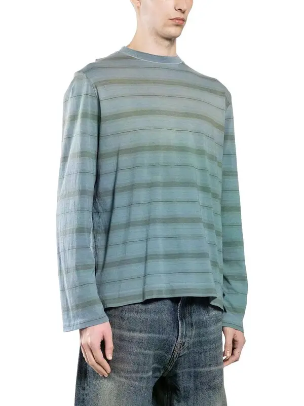 Our Legacy Striped Long-sleeved T-shirt - Blue