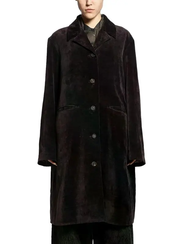 ZIGGY CHEN Buttoned Coat - Black