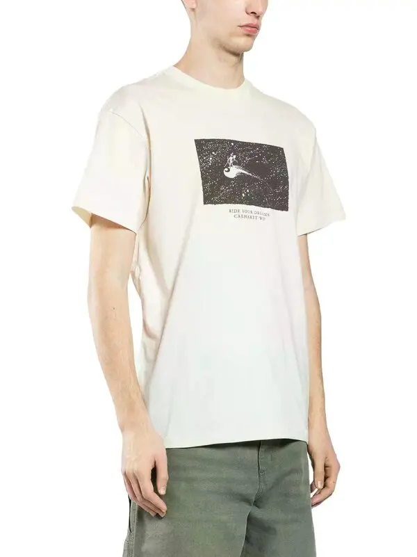 Carhartt Work In Progress S/s Ride Your Dreams Short-sleeved Graphic T-shirt - Neutrals