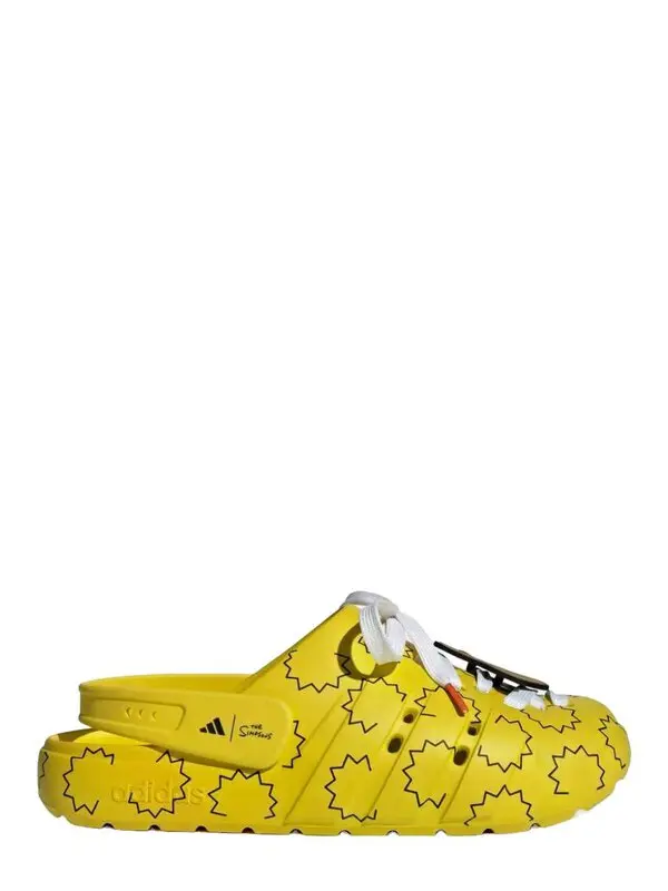 Adidas X The Simpsons Adilette Clogs - Yellow