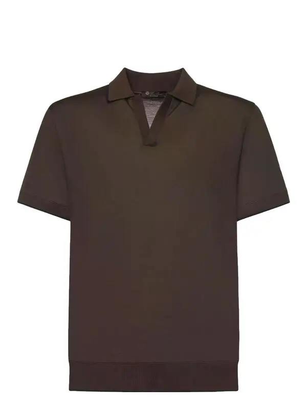 Loro Piana Waitaki V-neck T-shirt - Brown