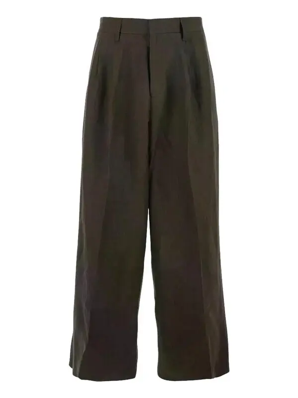 ERL Pleated Trousers - Brown