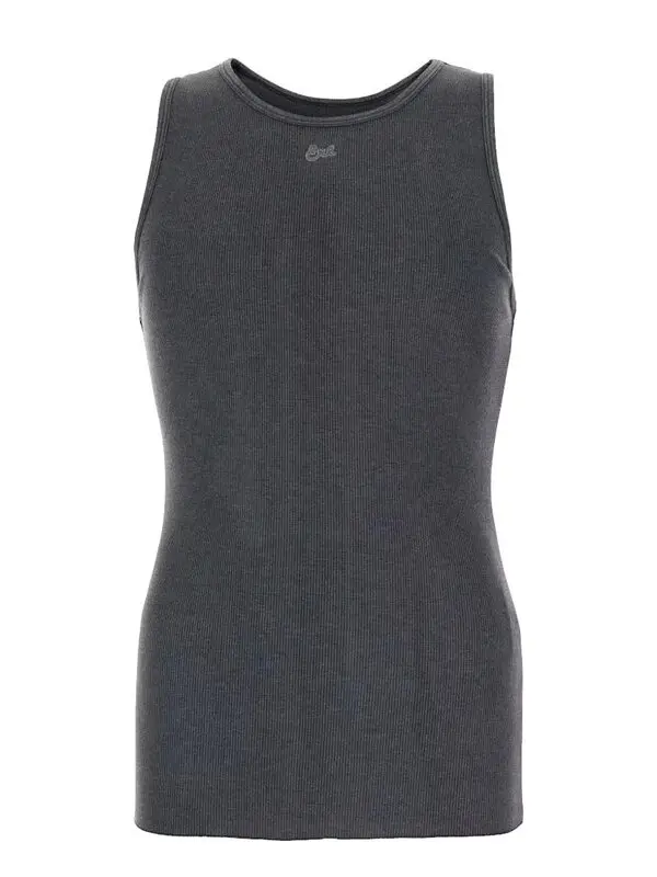 ERL Logo Rib Tank Top - Grey