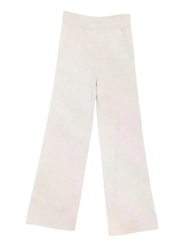 Eric Bompard Wide-leg Cashmere Trousers - Neutrals