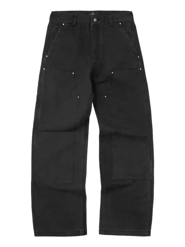 REPRESENT Heaton Workwear Regular-fit Trousers - Black