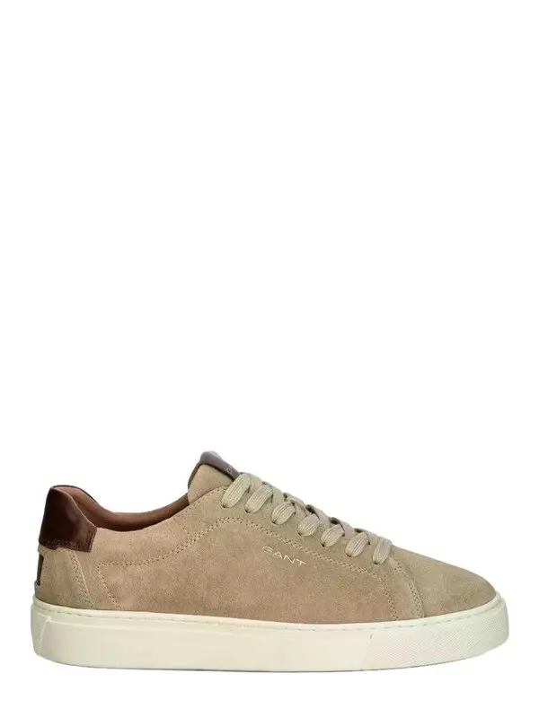 Gant Contrast Heel Suede Sneakers - Neutrals