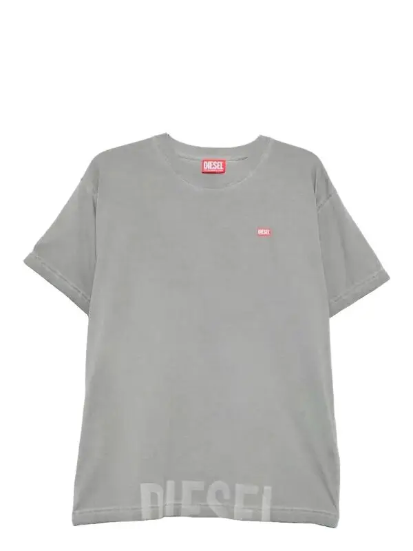 DIESEL® T-norm-t7 Logo-detail T-shirt - Grey