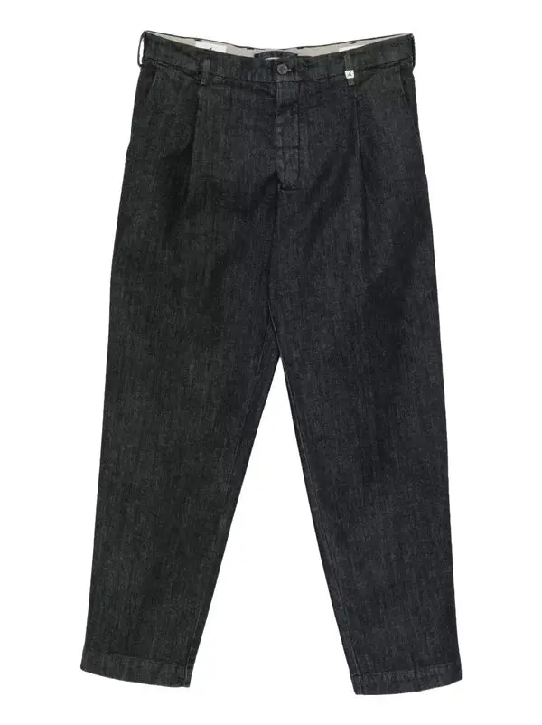 MYTHS Ade-p Pleated Trousers - Black