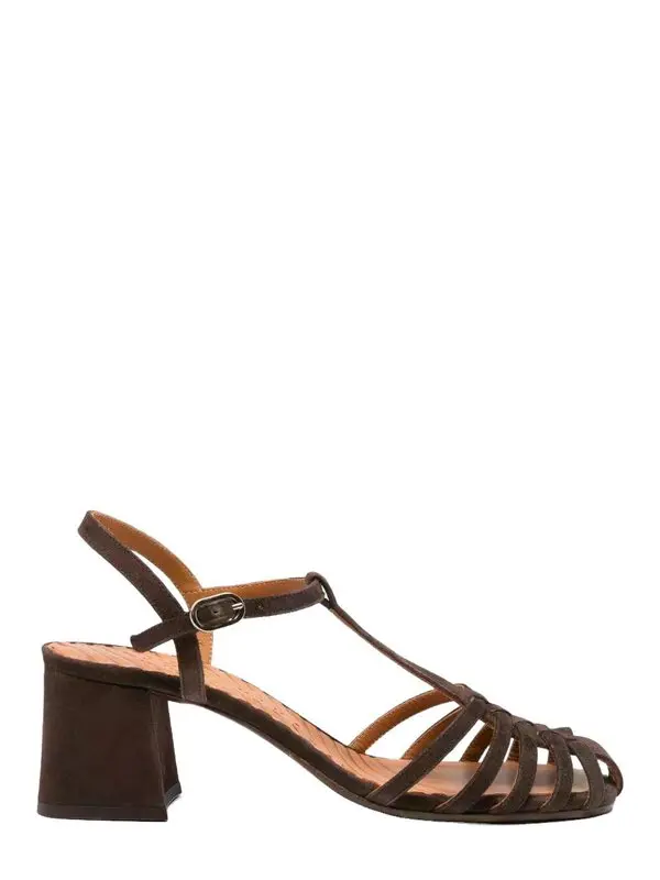 Chie Mihara Mustel Caged Sandals - Brown