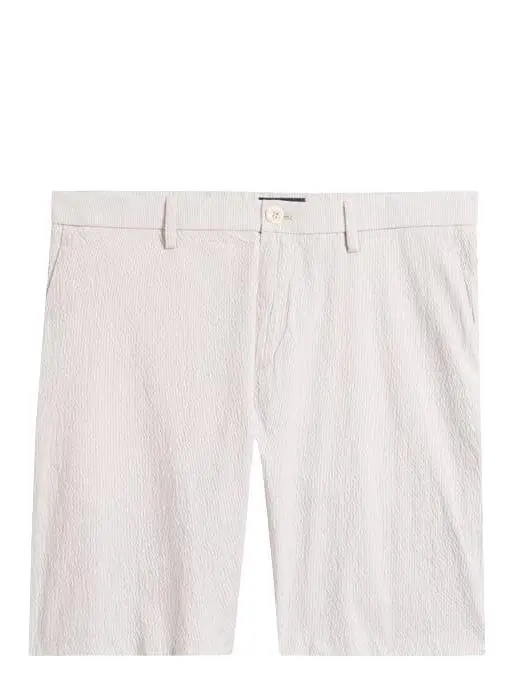 DEKE Galaxy Seersucker Bermuda Shorts - Sand
