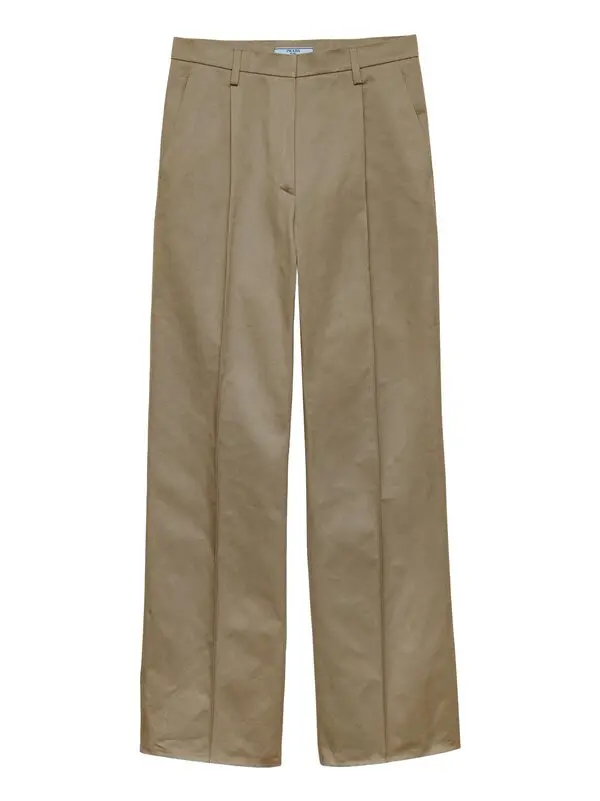 Prada Straight-fit Chino Pants - Grey