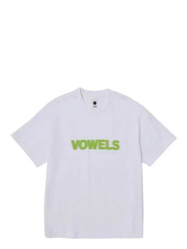 VOWELS Blur Tee - White