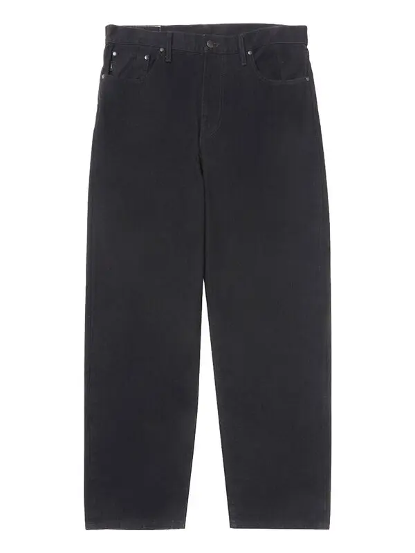 VOWELS Baggy Denim Jeans - Black