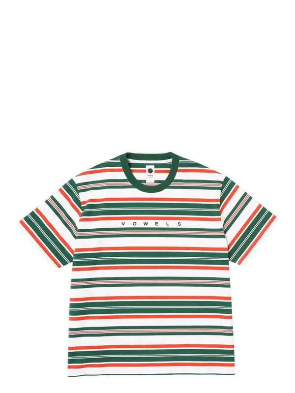 VOWELS Short Sleeve Stripe Tee 7-eleven - Multi
