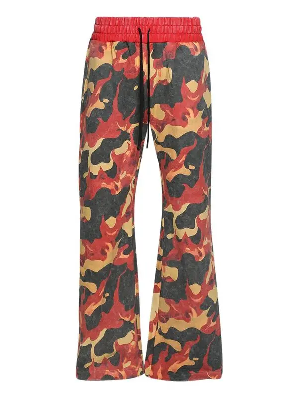 WHO DECIDES WAR BY EV BRAVADO Flame Camo Sweatpant - Multi
