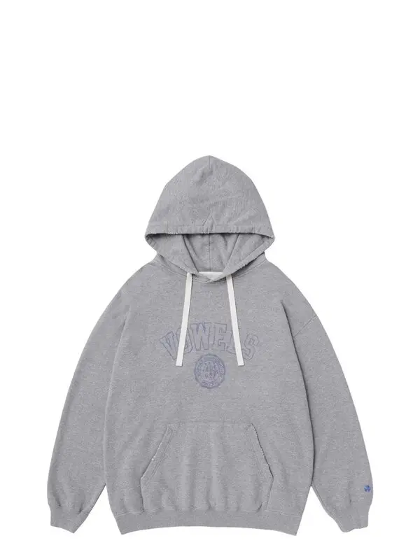 VOWELS Faded Collegiate Hoodie - Grey