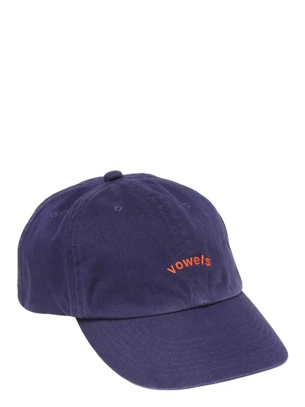 VOWELS Classic Logo Cap Navy - Blue