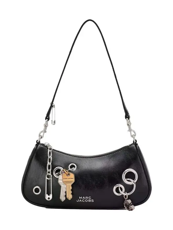 Marc Jacobs The Grommet Charm Shoulder Bag - Black
