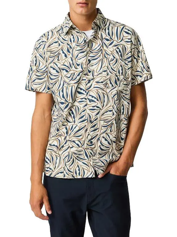 Rodd & Gunn Palmbrook Short Sleeve Button-up Shirt - Natural