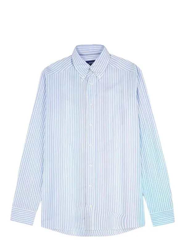Eton Striped Shirt - Blue
