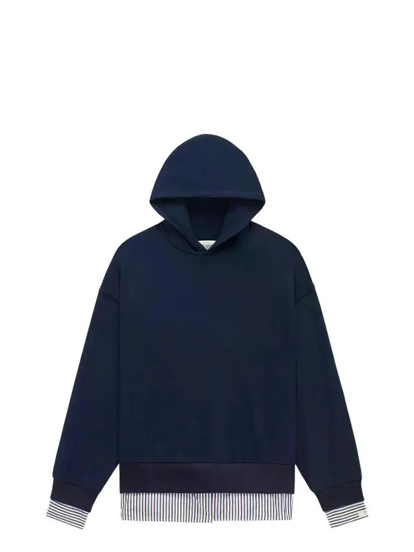 WE-AR4 Hooded Cotton Sweatshirt - Blue