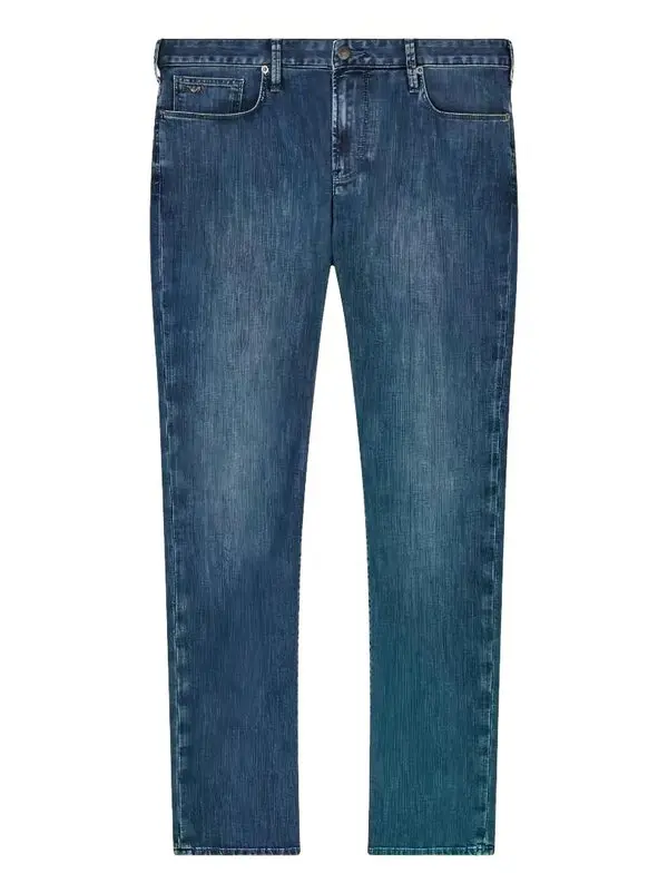 Emporio Armani Five-pocket Trousers - Blue