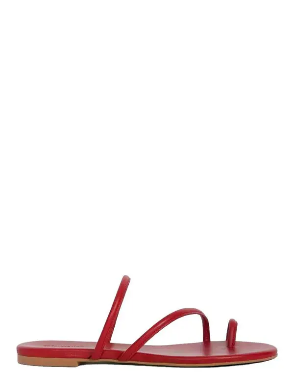 REFORMATION Ludo Open-toe Strappy Sandals - Red