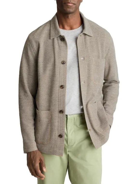 Bonobos Mélange Knit Cardigan - Cream