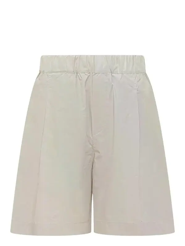 A PAPER KID Logo-patch Shorts - Neutrals