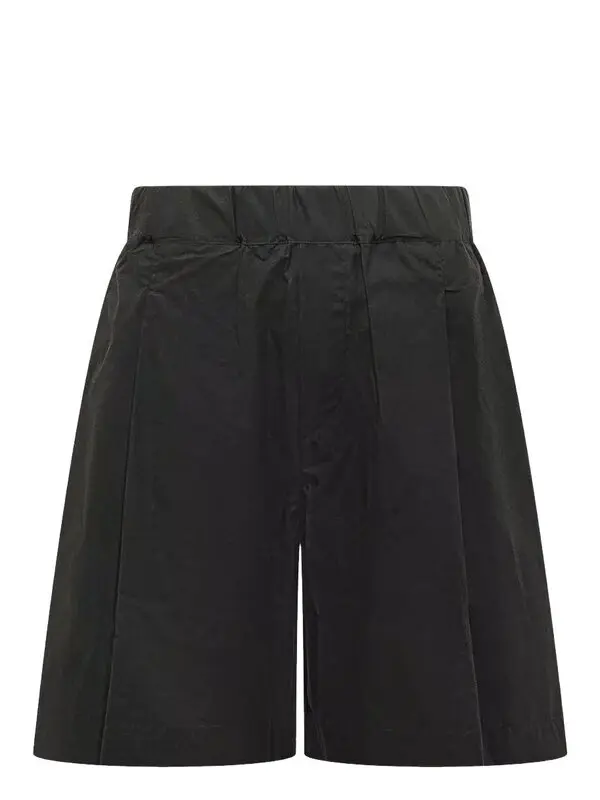 A PAPER KID Logo-patch Shorts - Black