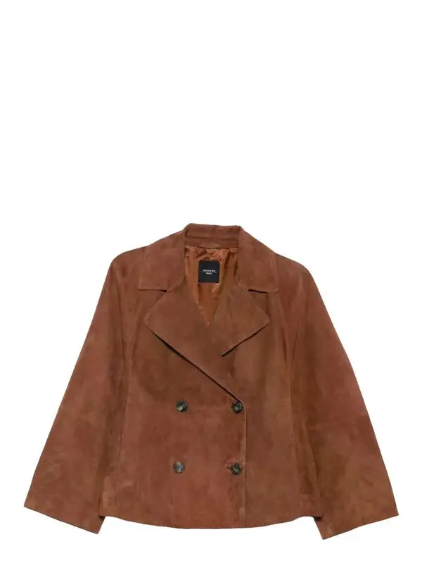 Max Mara Double-breasted Jacket - Brown