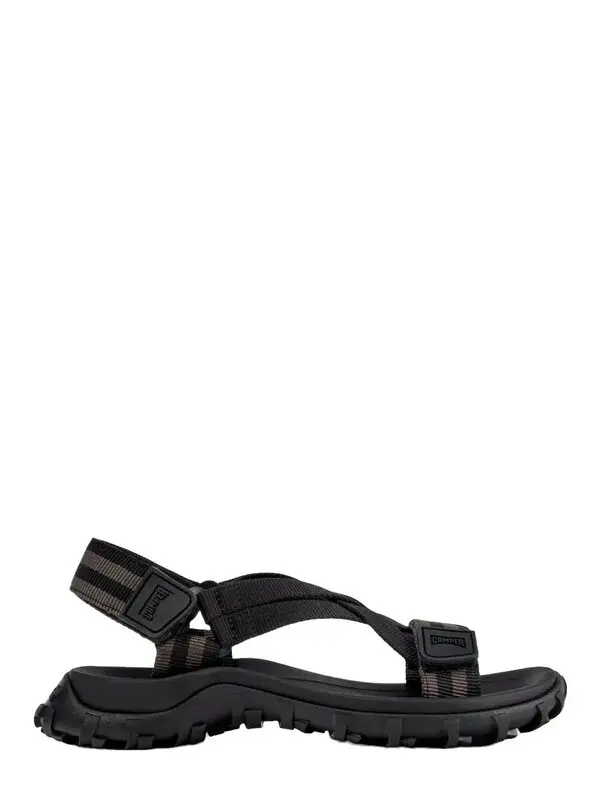 Camper Trail Strap Sandals - Black