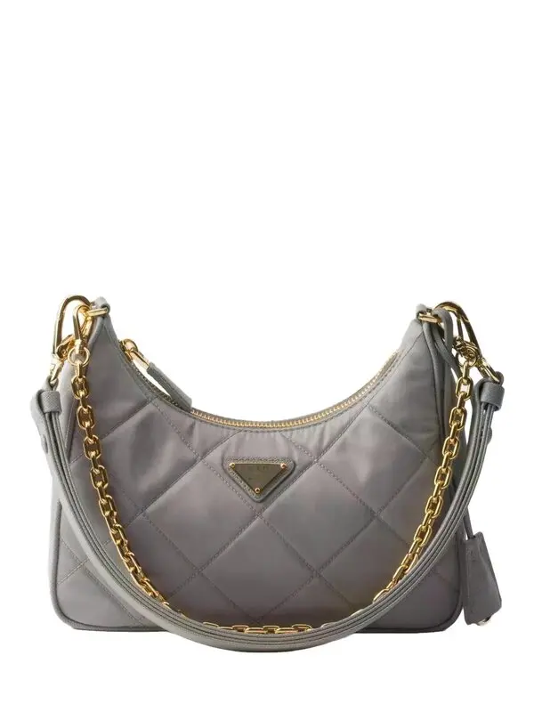 Prada Re-edition Quilted Shoulder Bag - Grey
