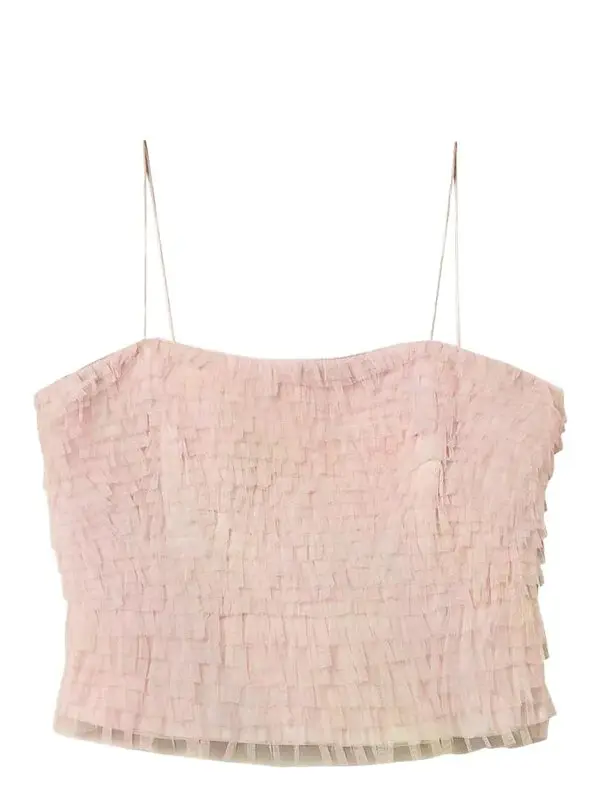 TWINSET Ruffle-detail Top - Pink
