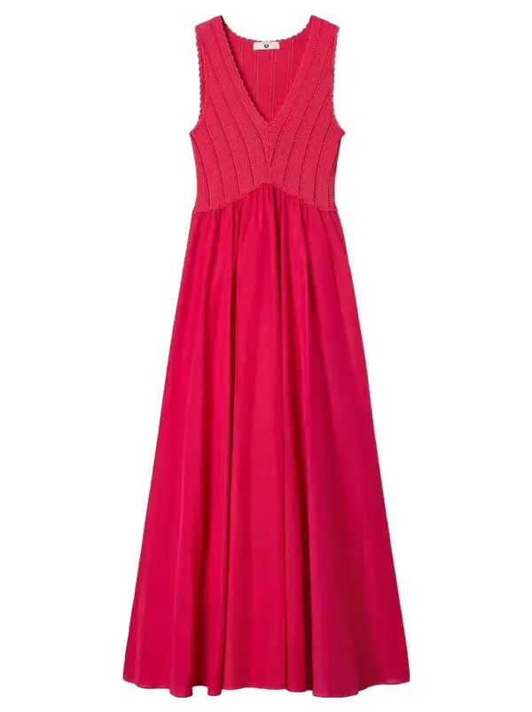 TWINSET A-line Maxi Dress - Pink