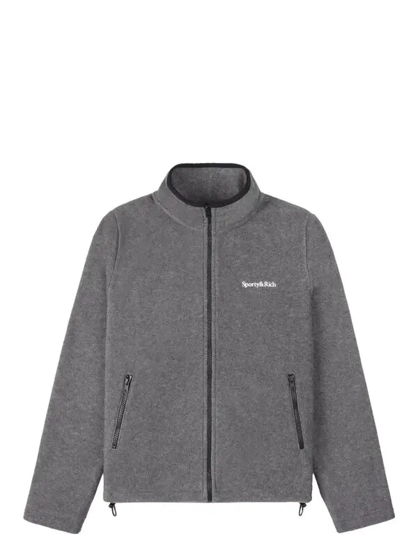 Sporty & Rich Zip-up Jacket - Grey
