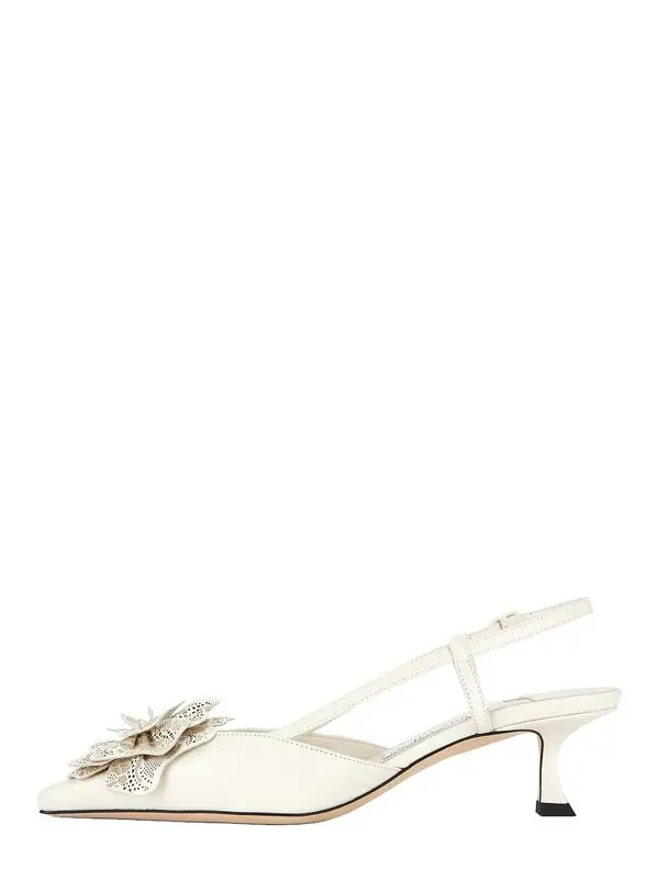JIMMY CHOO Mimmi Slingback Heels - Latte