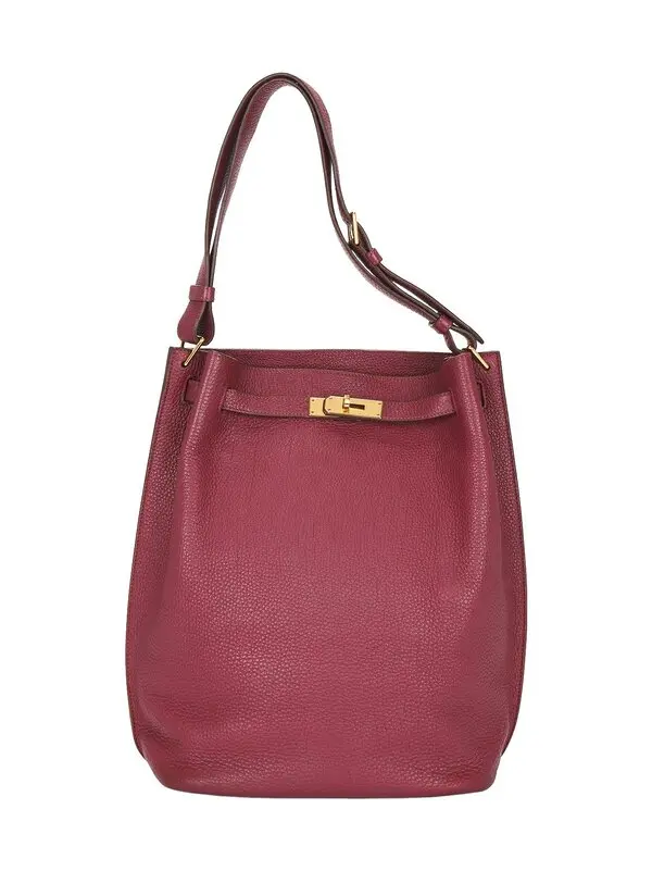 Hermès Togo So Kelly 26 Shoulder Bag - Rubis