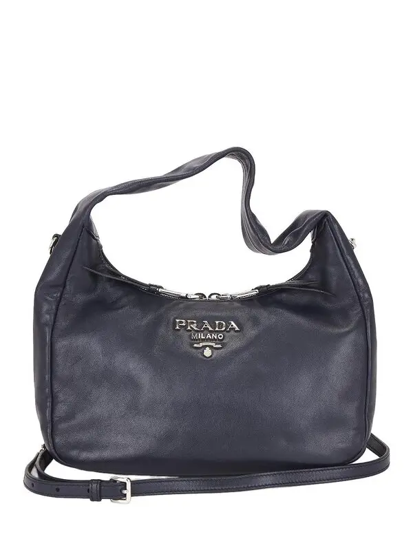 Prada Tessuto Sport Hobo Bag - Black