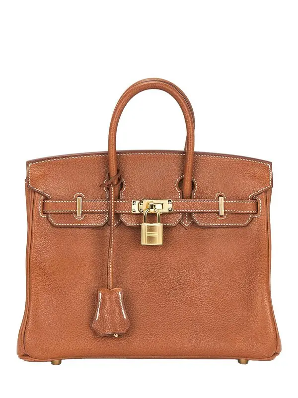 Hermès Barenia Faubourg Birkin 25 Handbag - Fauve