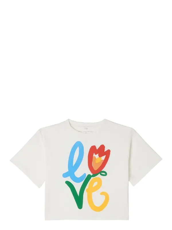 Stella McCartney Flower Love T-shirt - Multicolour