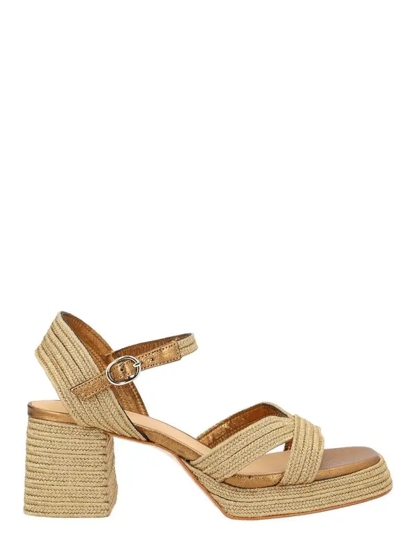 CastaÑer Vallita Espadrille - Gold